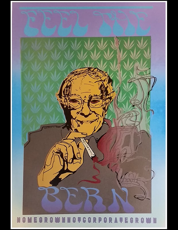 Bernie Sanders ‘Feel the Burn’ Poster – PoliticalGridlock